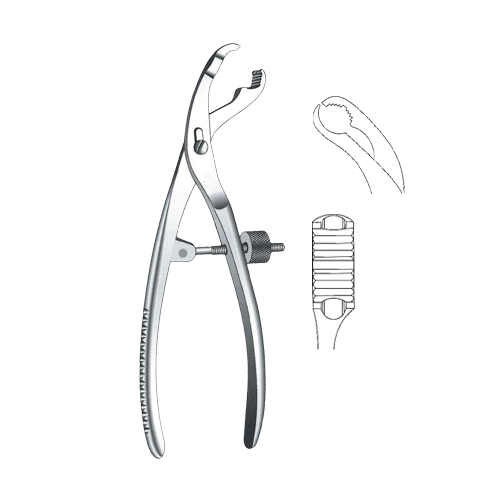 Self-Centering Forcep Bone Holding - Reverse Jaws – jenseninstruments