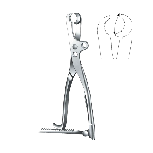 Lambotte Bone Holding Forcep - Adjustable - With External Locking Bar – jenseninstruments