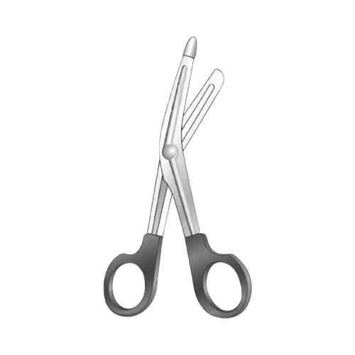 Universal Bandage Scissors Plastic Handle 14.5 cm / 5-3/4 ...