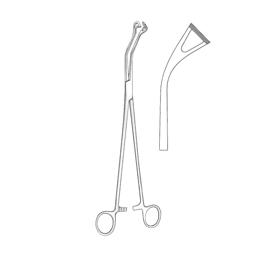 Babcock Tissue and Organ Holding Forcep - 45° Angled – jenseninstruments