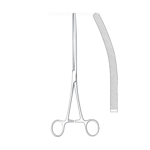 Doyen Intestinal Clamp Forcep - Curved – jenseninstruments