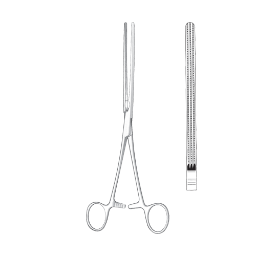 Kocher-Atrauma Intestinal & Stomach Clamp Forcep - Straight ...