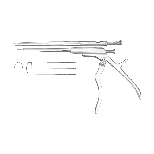 Jensen Intervertebral Disc Rongeur - 5 mm - Upward Cutting ...