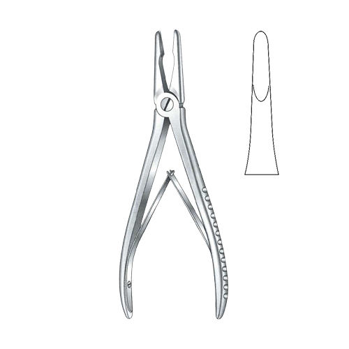 Jansen Bone Rongeur Forcep 18 cm / 7" - Screw Joint – jenseninstruments