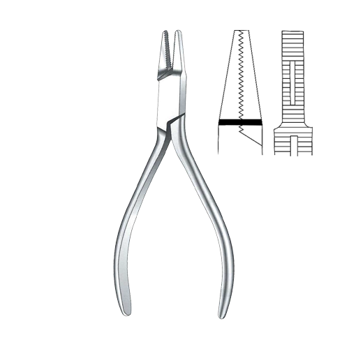 Flat Nose Plier 14 cm / 5-1/2" - Broad – jenseninstruments