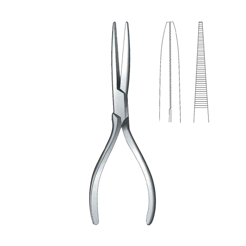 Long Jaw Needle Nose Plier 18 cm / 7" - Parallel Grooved Jaws ...