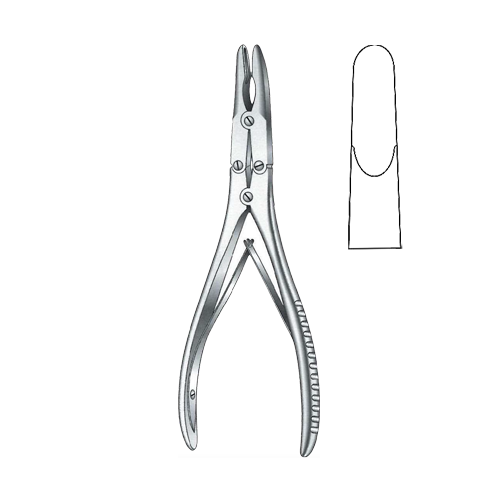 Ruskin Bone Rongeur Forcep 15 cm / 6" - Delicate - Straight ...