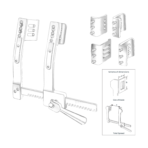 Burford Rib Spreader - For Adults – jenseninstruments