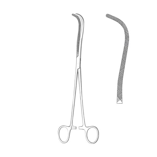 Harken Vascular Clamp 24 cm / 9-1/2" - Single Curve – jenseninstruments