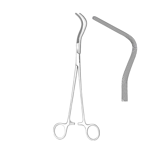 Harken Vascular Clamp 24 cm / 9-1/2" - Double Curve – jenseninstruments