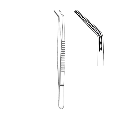 DeBakey Tissue Forcep - Angled – jenseninstruments