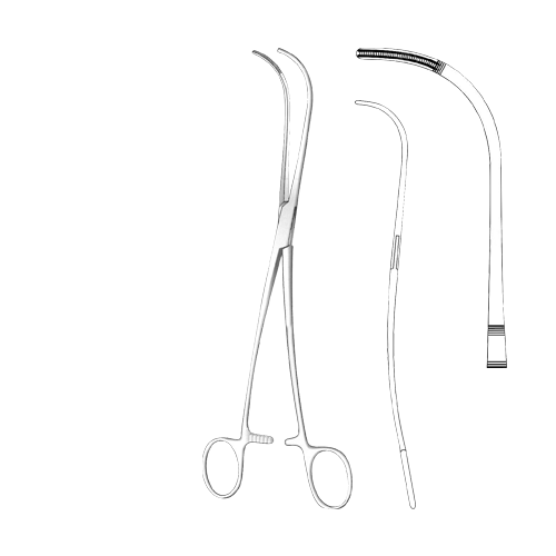 DeBakey Atraumatic Vascular Clamp 24 cm / 9-1/2" – jenseninstruments