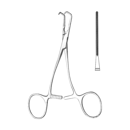 Castaneda Atrauma Neonatal and Pediatric Vascular Clamp - Lightly Serr ...
