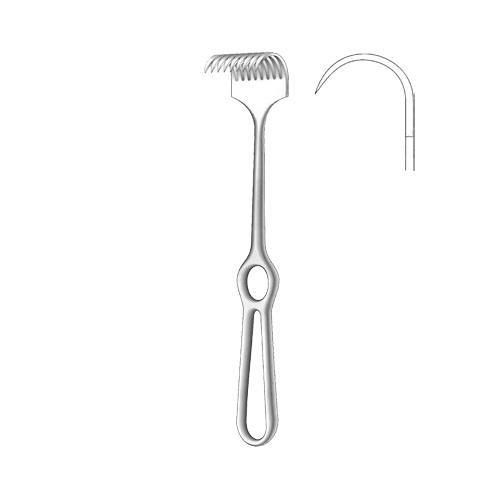 Koerte Retractor 23.5 cm / 9-1/4" - 40x30 mm – jenseninstruments
