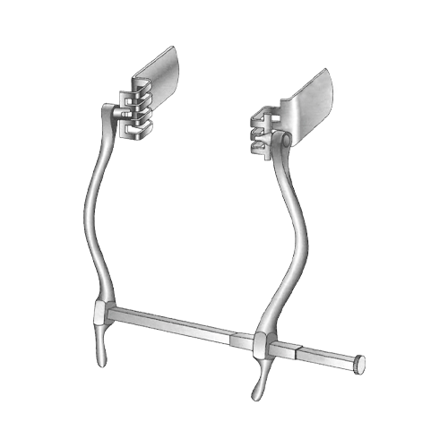 Masson-Judd Retractor 25x70 mm - Bladder Retractor with 2 Swivel Blade ...
