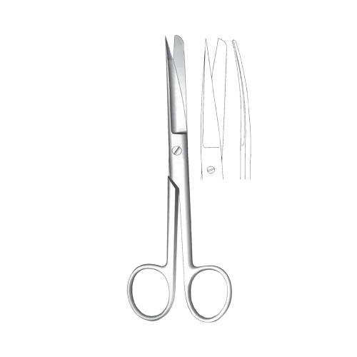 Standard Operating Scissor - Sharp/Blunt Curved – jenseninstruments