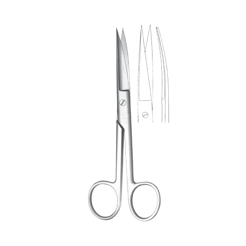 Standard Operating Scissor - Sharp/Sharp Curved – jenseninstruments