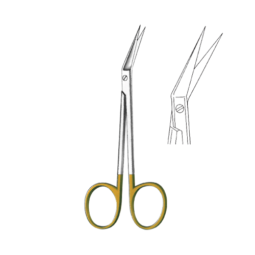Iris (Angular) Gum Scissor 13 cm / 5-1/8" - TC Gold – jenseninstruments