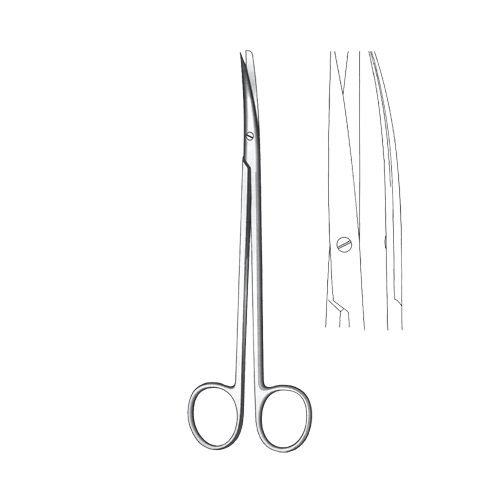 Metzenbaum-Nelson Scissor - Sharp/Blunt Curved – jenseninstruments