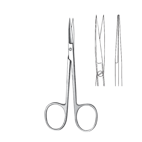 Iris Fine Operating Scissor - Sharp/Sharp Round Straight ...