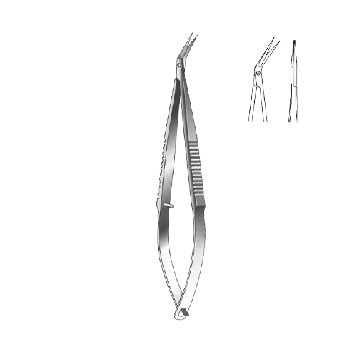 Micro Scissor 9 cm / 3-1/2" - Angled – jenseninstruments