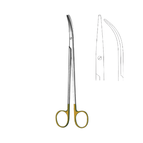 Metzenbaum-Thorek Scissor - Curved - TC Gold – jenseninstruments