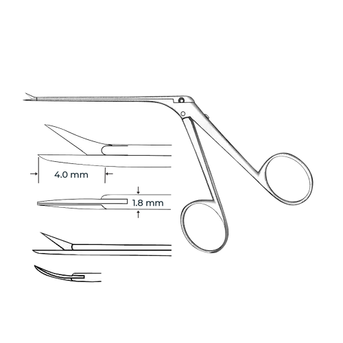 Bellucci Micro Ear Scissor - Very Delicate - Right - Black Finish ...