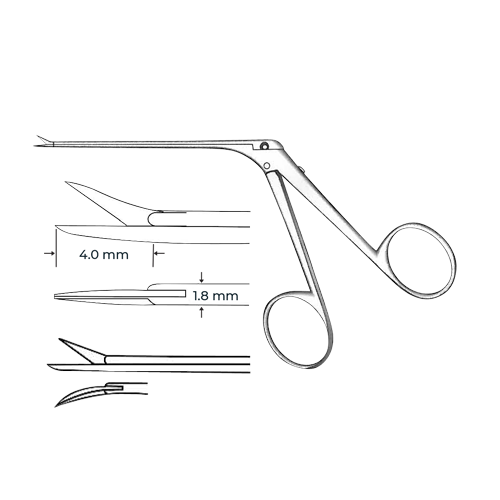 Bellucci Micro Scissor - Very Delicate - Left – jenseninstruments