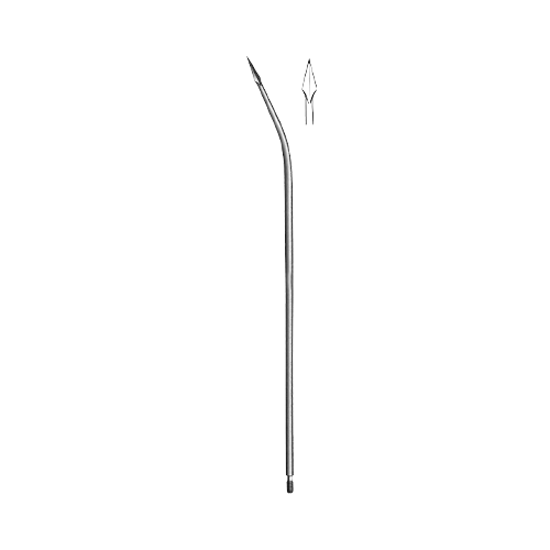 Redon Needle (Slightly Curved Lancet Tip) – jenseninstruments